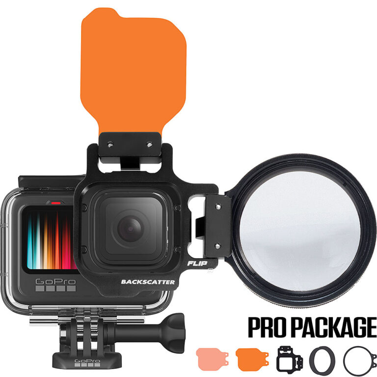 PROFESSIONAL UNDERWATER FILTERS FOR GOPRO HERO8 - FLIP8